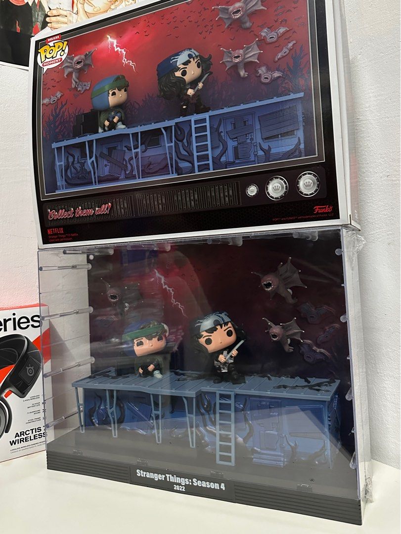 Funko Pop Moment Stranger Things S4 Dustin Eddie Demobats 05 - MetalGame